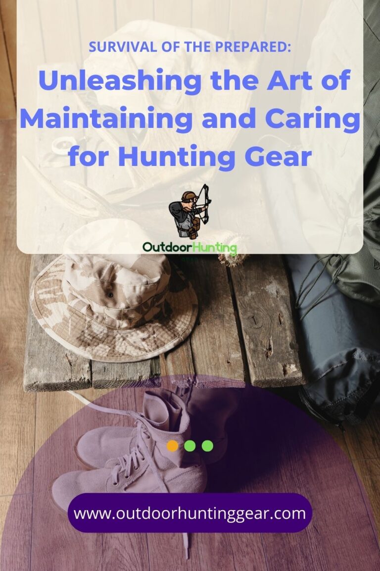 How to Maintain Hunting Equipment: Ultimate Guide to Hunting Gear ...