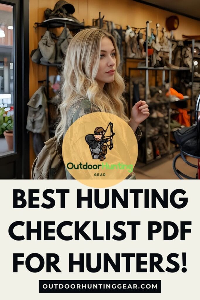 Best Hunting Checklist PDF for Hunters: How to Prepare for a Successful ...